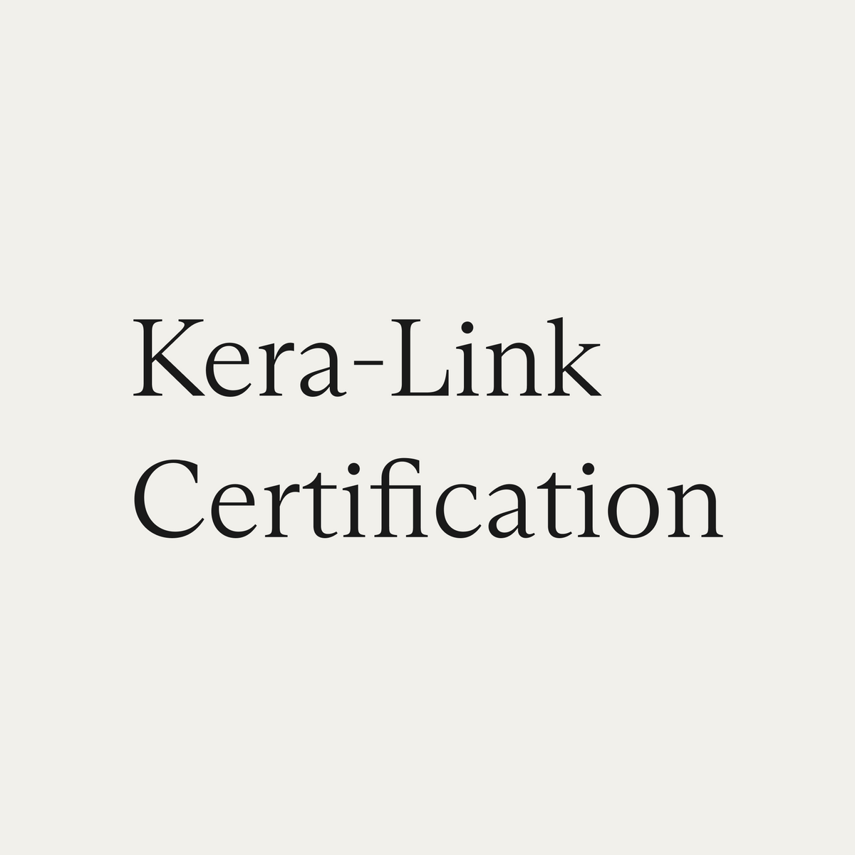 Kera-Link - Online Education with Kit – Donna Bella Hair