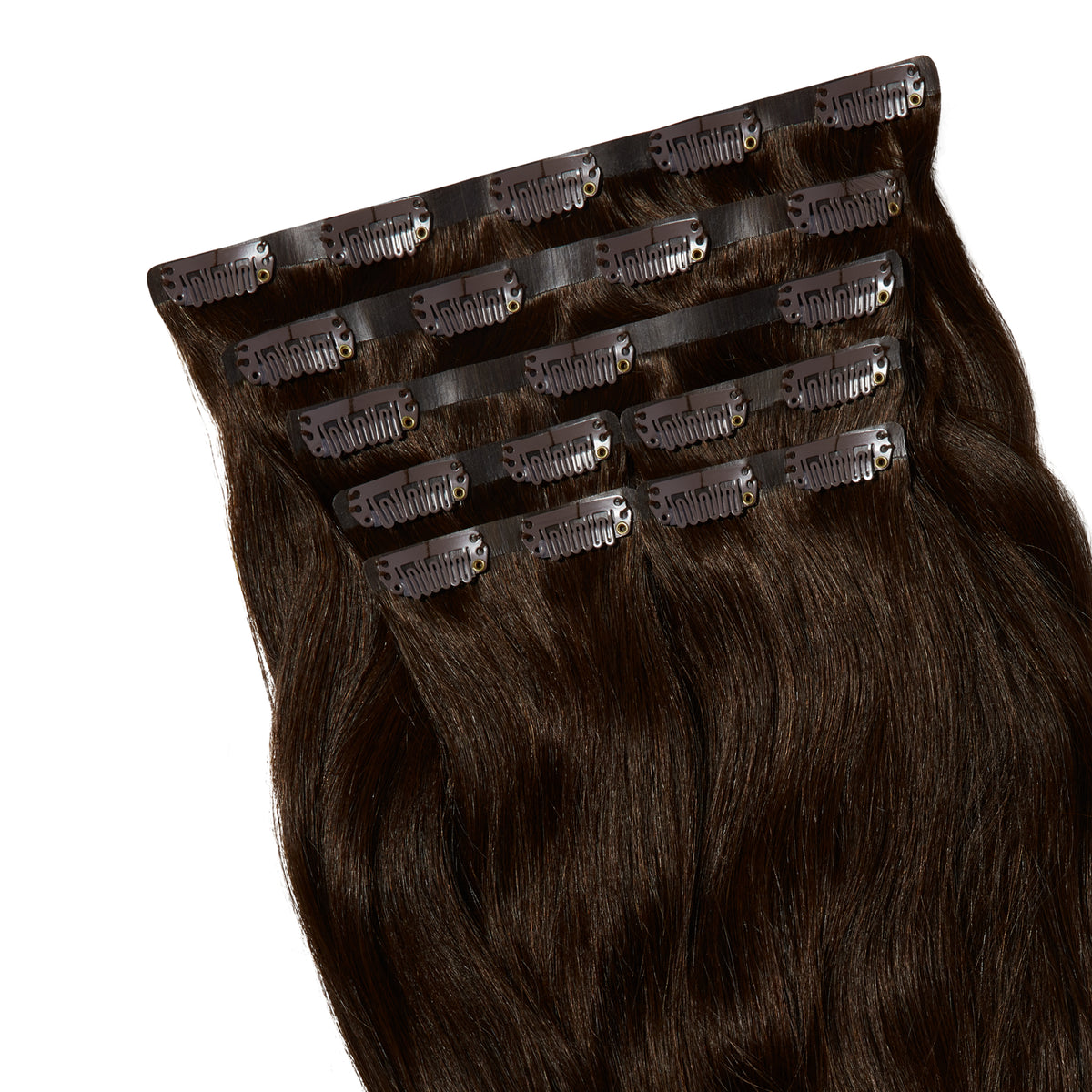 Clip-In, Straight #3N Natural Dark Brown – Donna Bella Hair