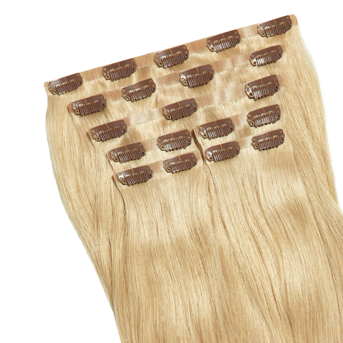 Clip-In, Straight #8N Blonde – Donna Bella Hair