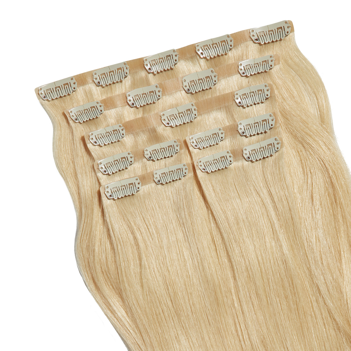 Clip-In, Straight #9N Light Blonde – Donna Bella Hair