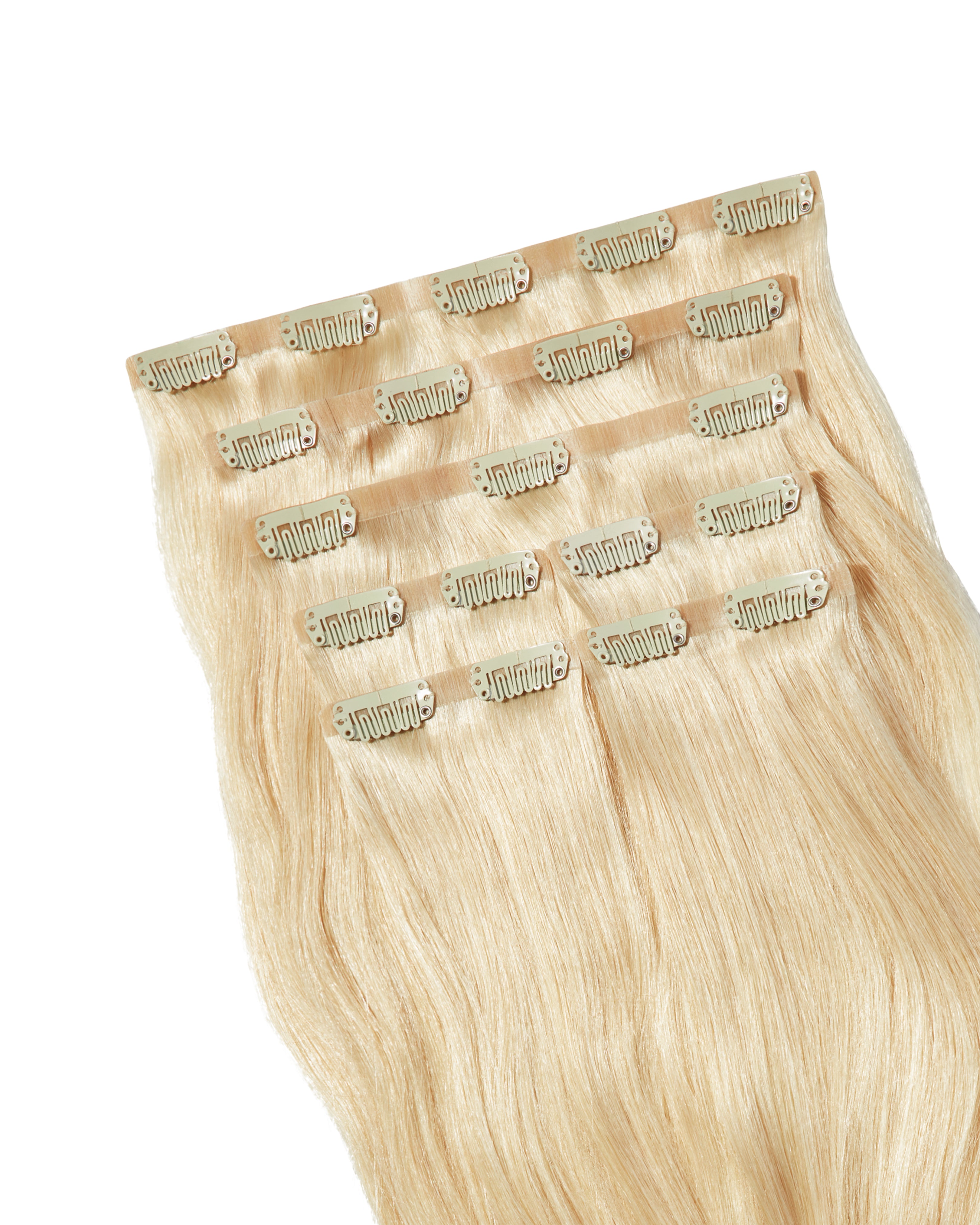 Clip-In, Straight #11N Platinum Blonde – Donna Bella Hair