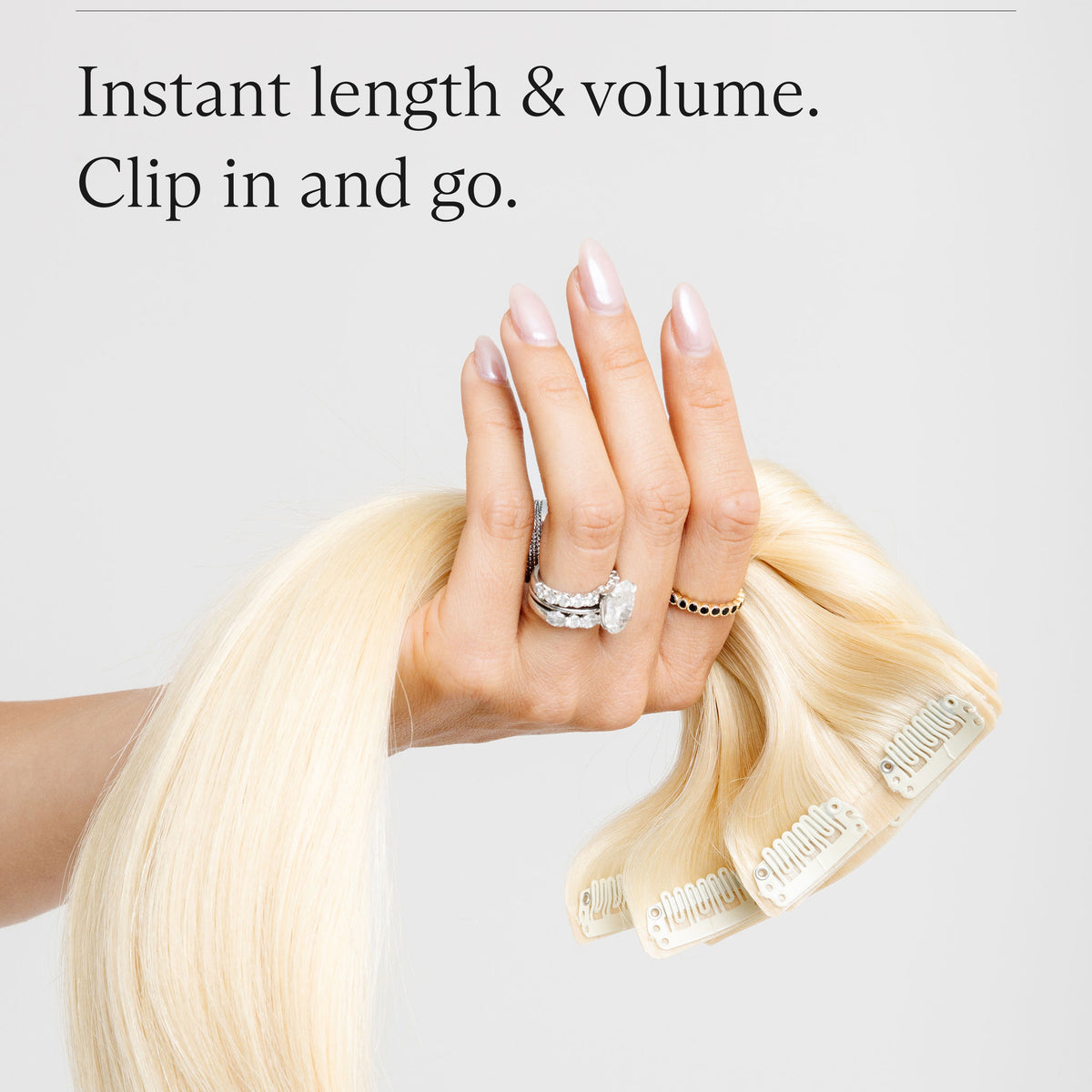 Clip-In, Straight 3N/5N/7G Medium Brown Balayage – Donna Bella Hair