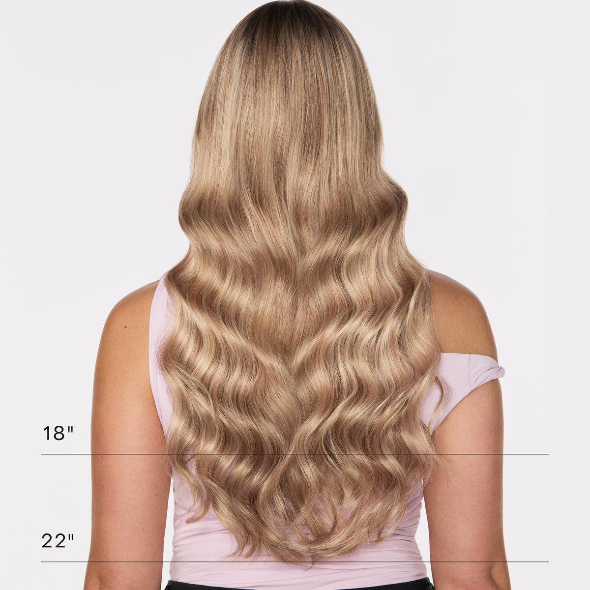 Invisible Tape-In, Straight Balayage #4/22/80 – Donna Bella Hair