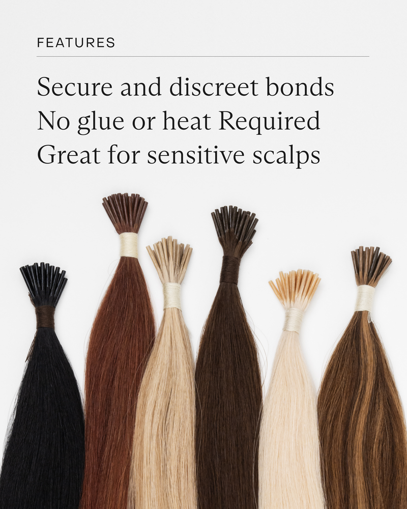 I-Link Hair Extensions | No Glue, No Heat – Donna Bella Hair