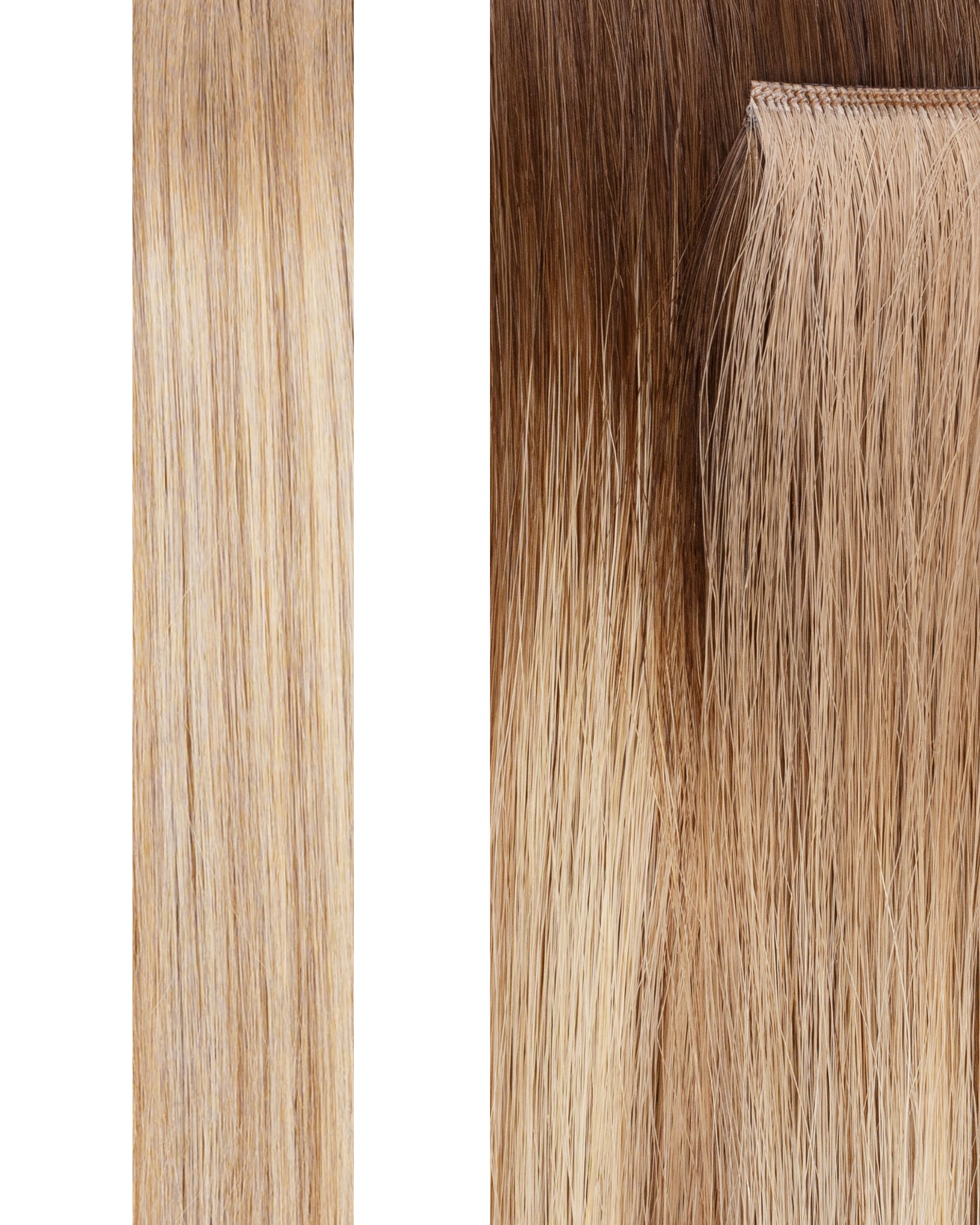 Reverse Weft Extensions | Light Blonde Blend – Donna Bella Hair