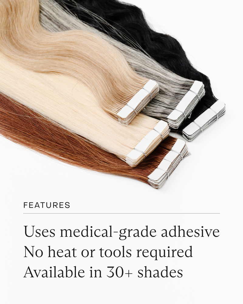 Tape In Hair Extensions | Easy To Install – Donna Bella Hair