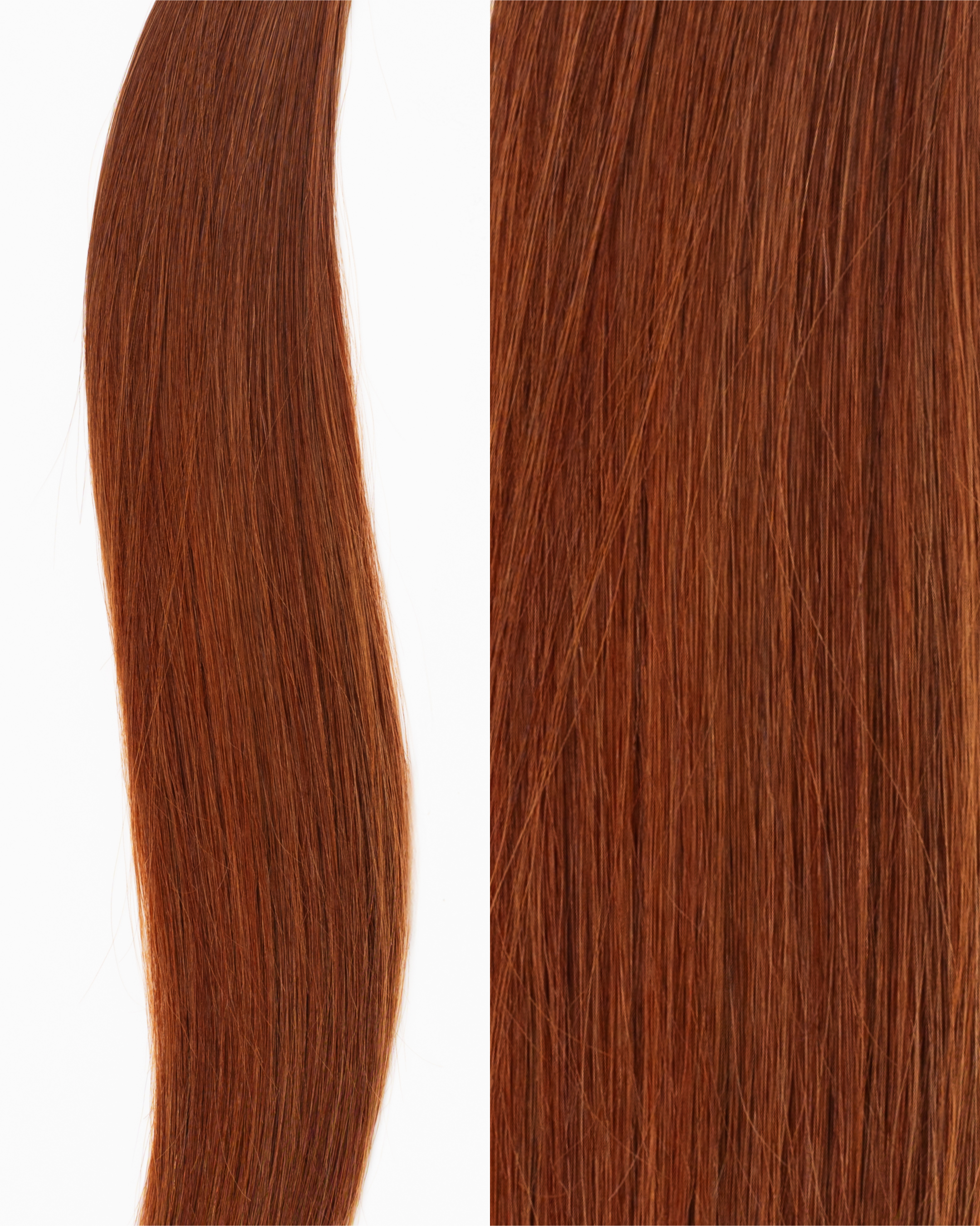 Hybrid Weft, #5R/6C Copper Red Balayage – Donna Bella Hair