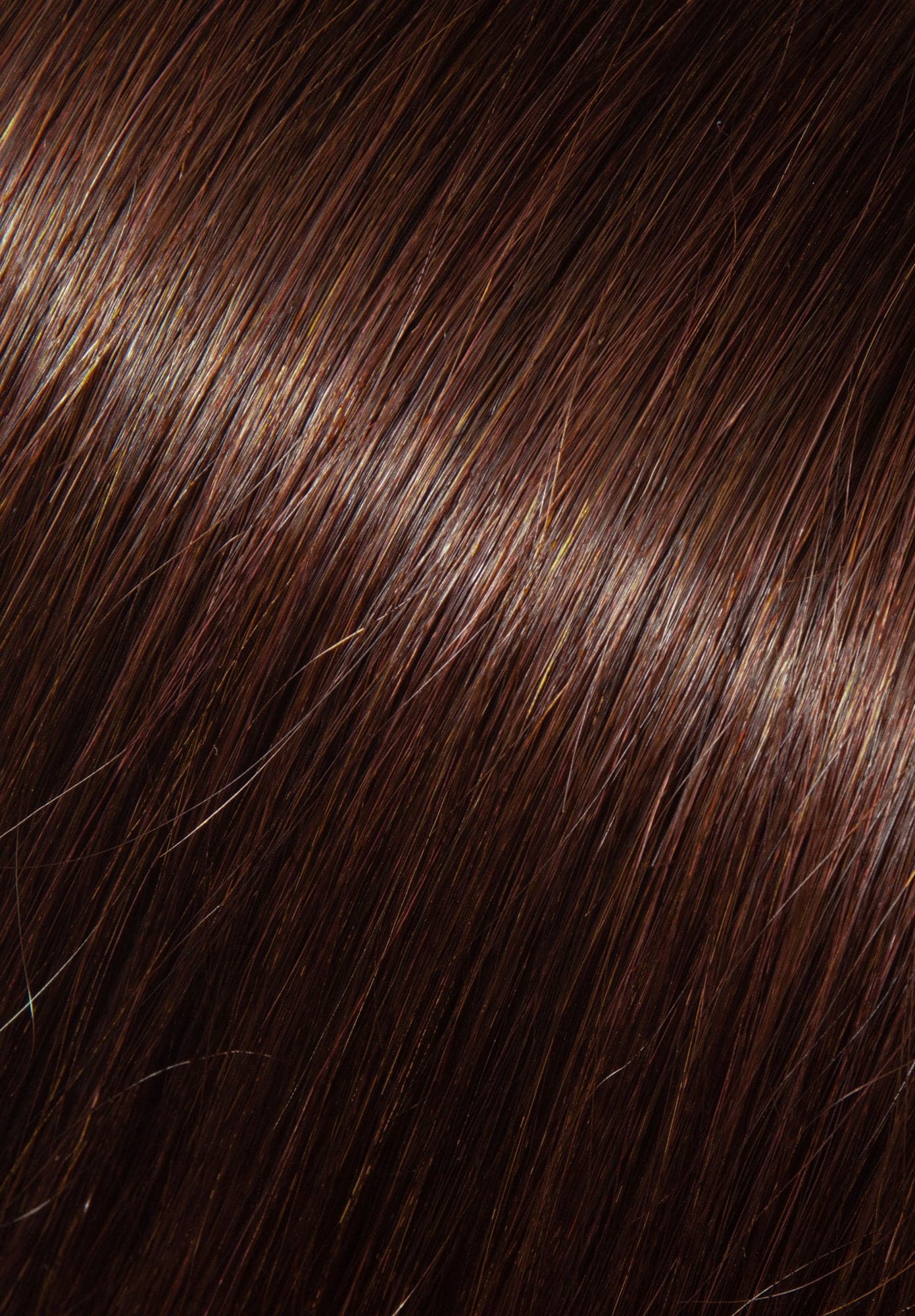 Color Swatch #3R (Dark Red Brown) – Donna Bella Hair